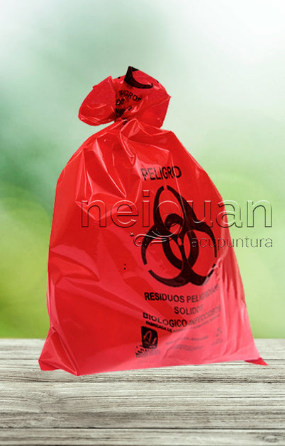 BOLSA ROJA PARA RECOLECCION DE RPBI CHICA – Neiguan - Todo Para Acupuntura